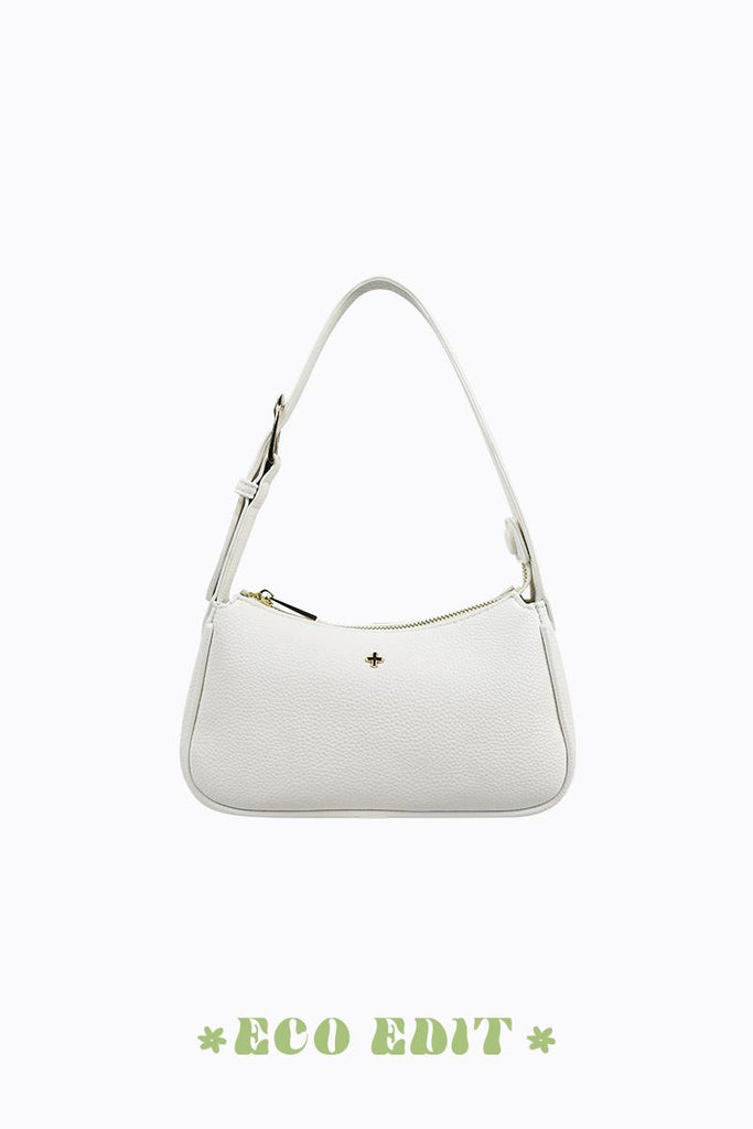 Gabi Shoulder Bag - White Pebble – PETA + JAIN