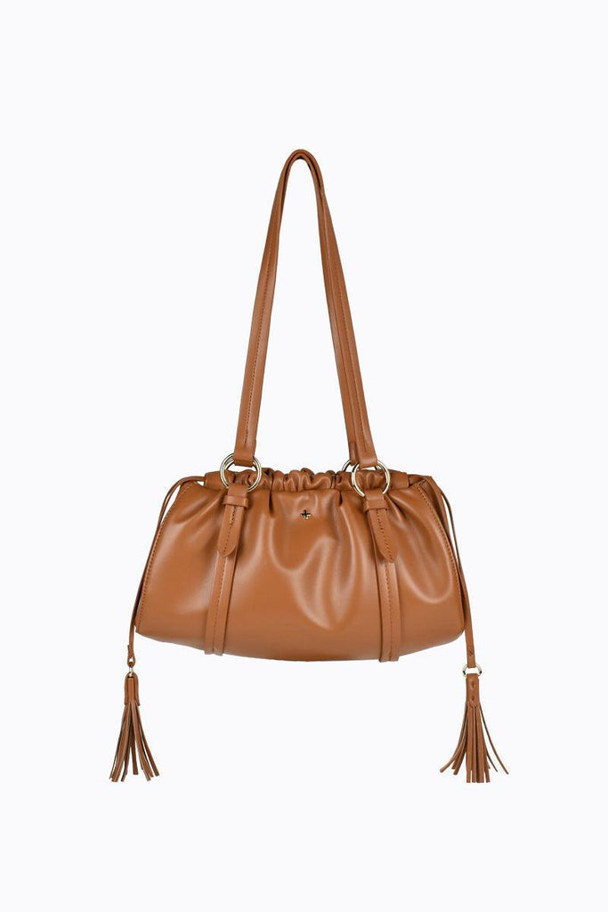 Rory Drawstring Shoulder Bag - Tan – PETA + JAIN
